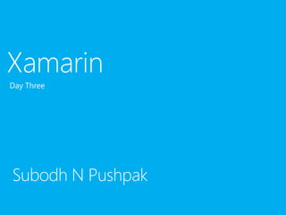 Xamarin day3 - Android Fragments | PPT