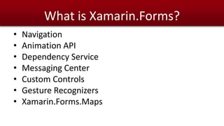 Xamarin Forms | PPT