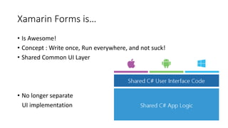 Xamarin Forms Custom Renderers for the Rescue... | PPT