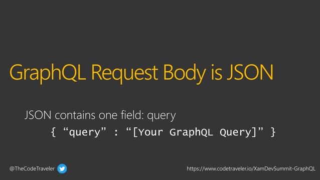 Xamarin + GraphQL | PPT