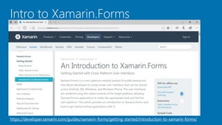 Intro to Xamarin: Cross-Platform Mobile Application Development | PPT