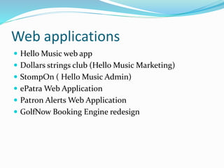 Xamarin mobile app portfolio tecordeon2 | PPTX | Operating Systems | Computer Software and ...