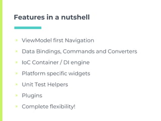 Xamarin & MvvmCross in depth | PPT