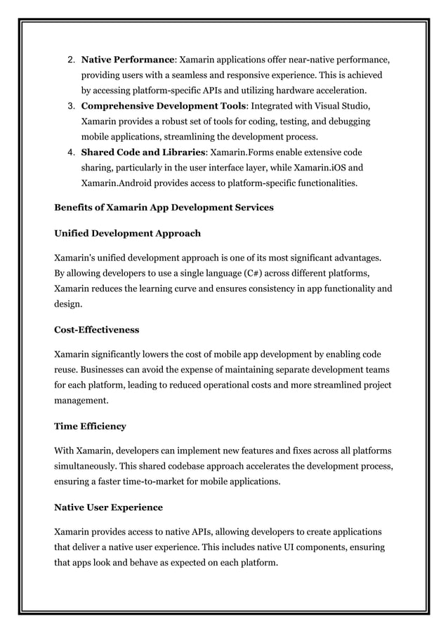Xamarin Overview, Benefits for Mobile App Development.docx