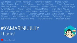 #XamarinUIJuly Summary | PPT