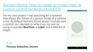 #XamarinUIJuly Summary | PPT