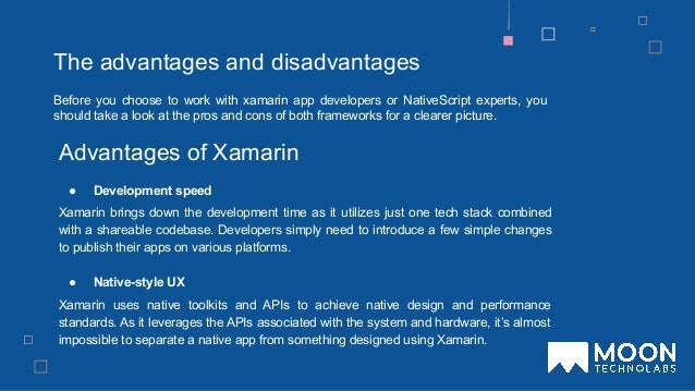 Xamarin Vs Native Script Which One Is The Ideal Cross Platform Framework For Your Project Ppt