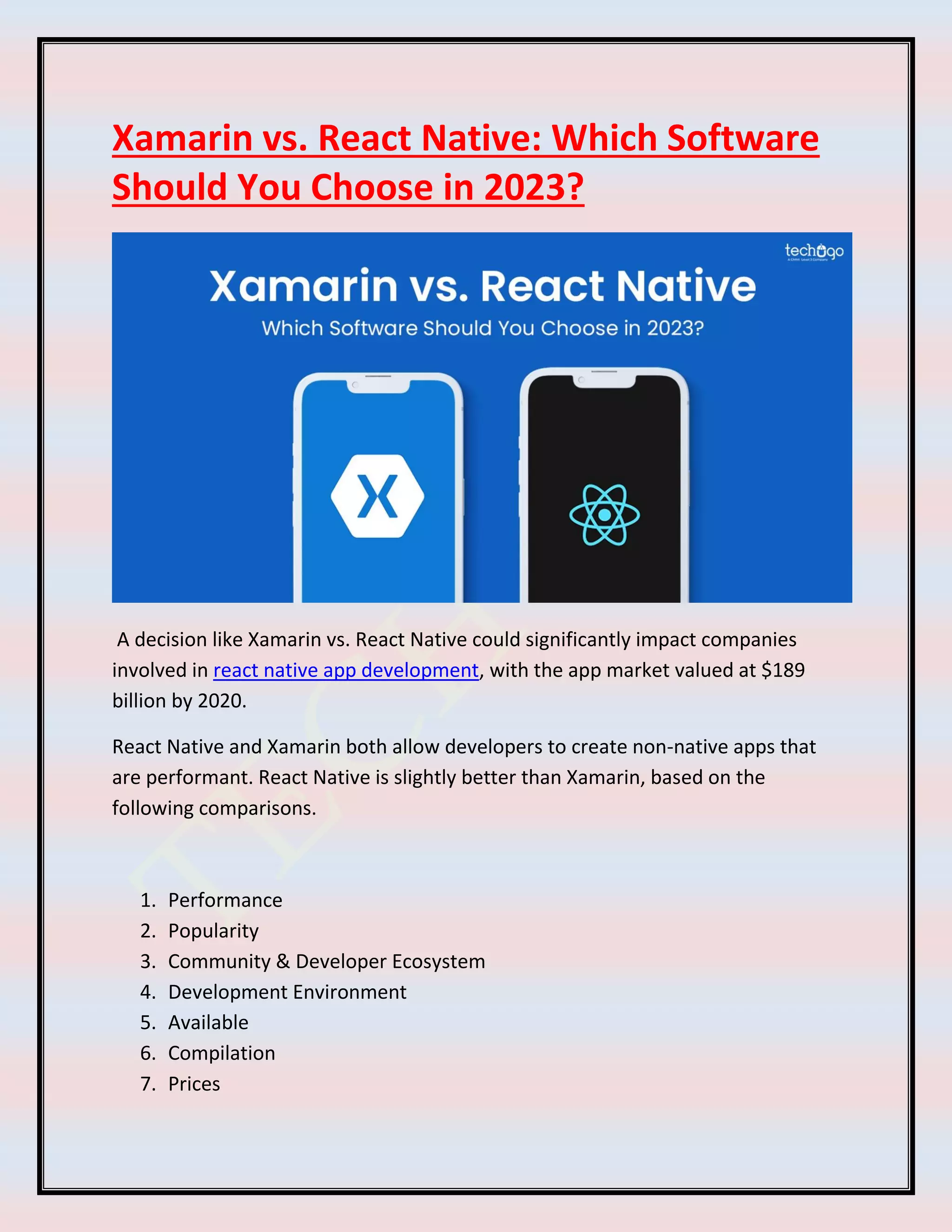 Xamarin vs. React Native Which Software Should You Choose in 2023.pdf