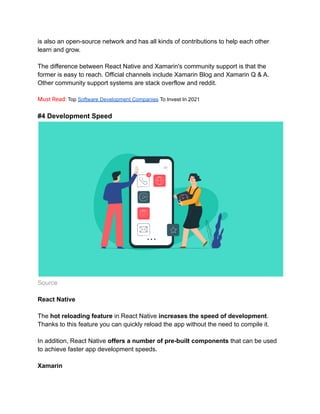 Xamarin vs react native 5 step comparison guide 2021 | PDF | Web ...