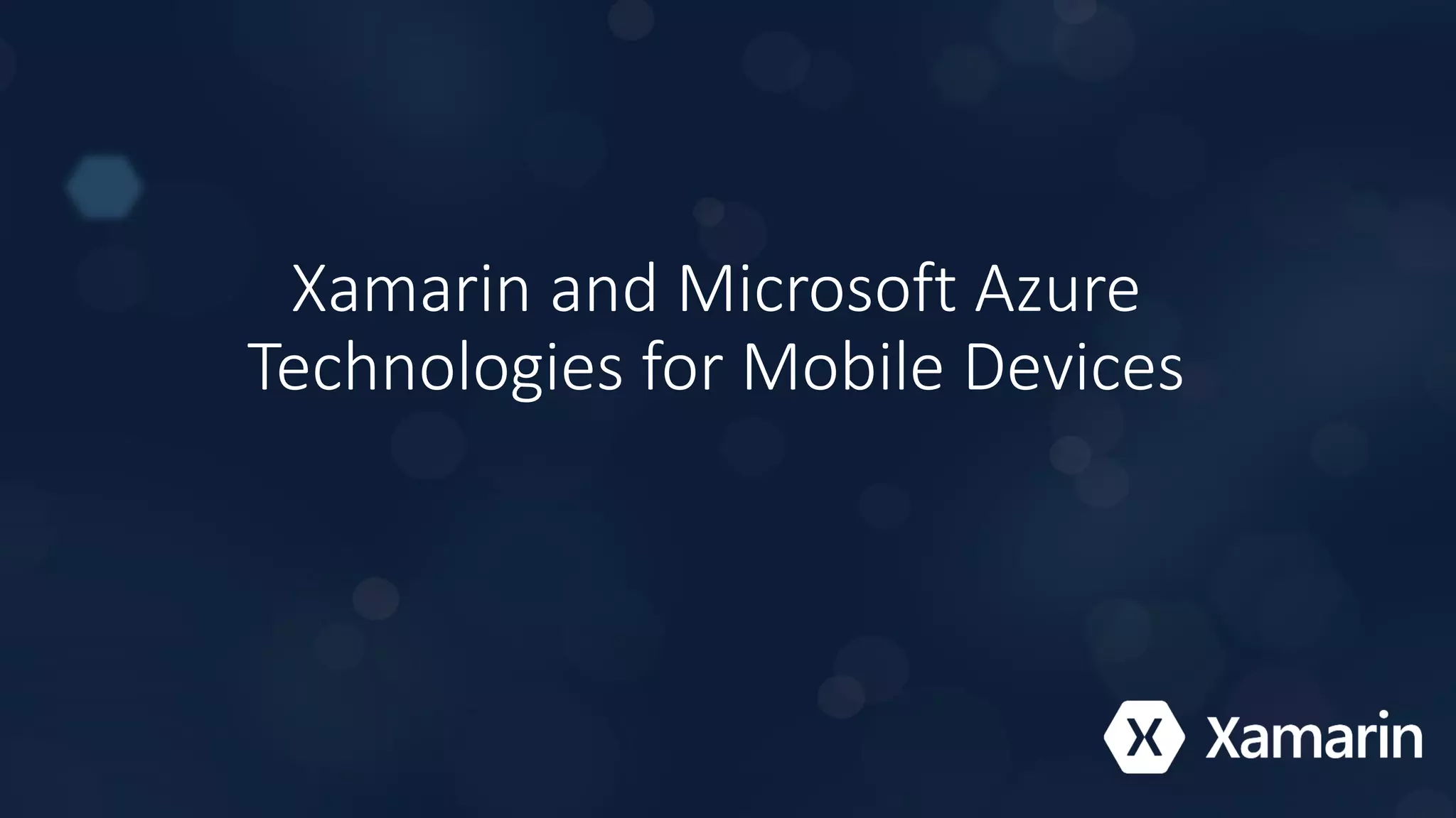 Xamarin y MS Azure | Cognitive Services | PDF | Mobile Games | Video Gaming