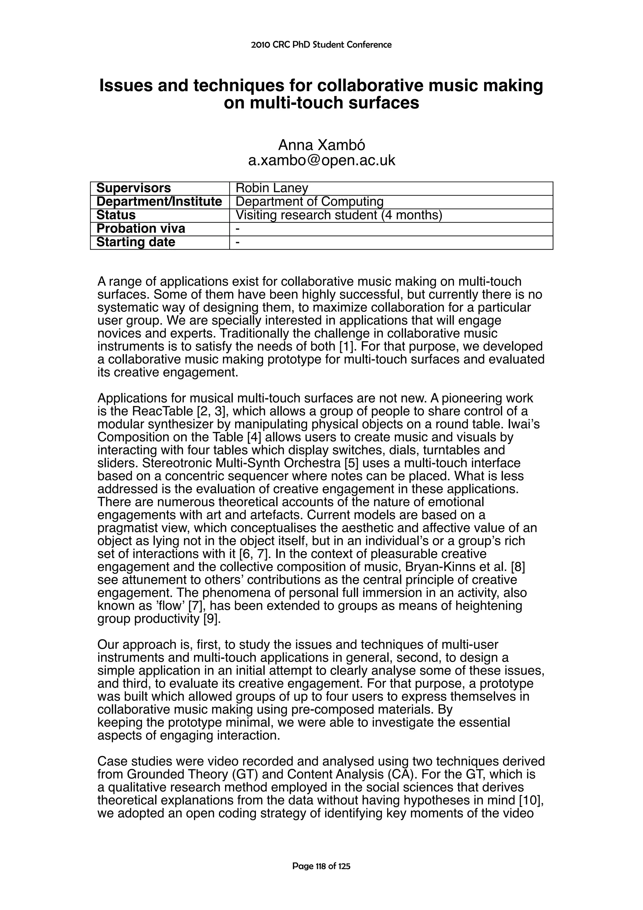 Xambo | PDF | Digital Audio | Computer Software and Applications