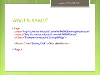 About XAML & HTML+CSS | PPS