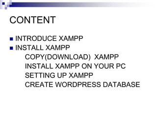Xampp installation | PDF