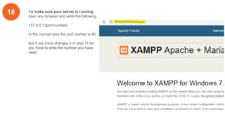 Xampp installation guide | PPTX