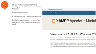 Xampp installation guide | PPTX