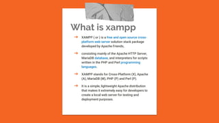 Xampp installation guide | PPTX