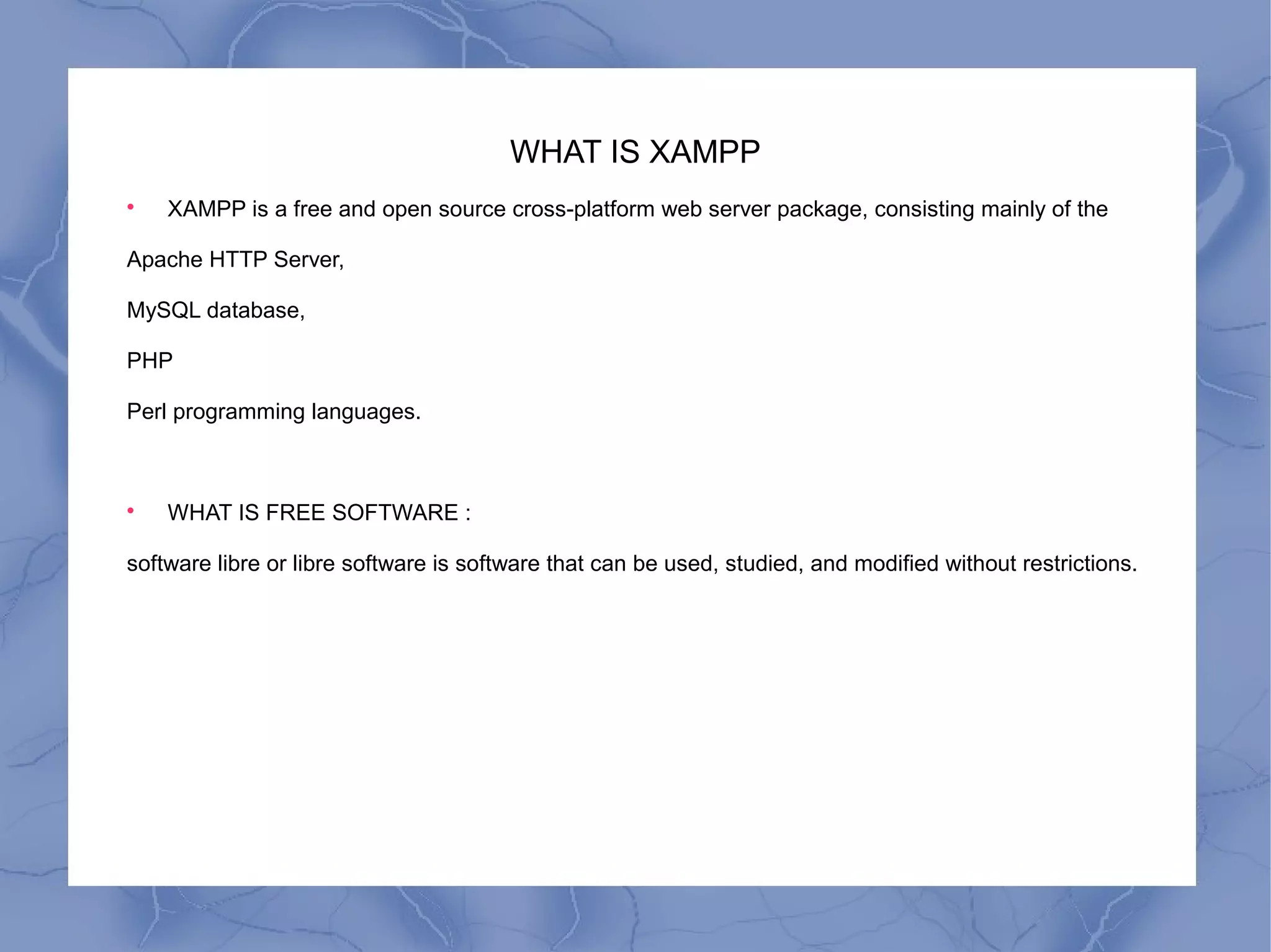 Xampp Ppt | PPT
