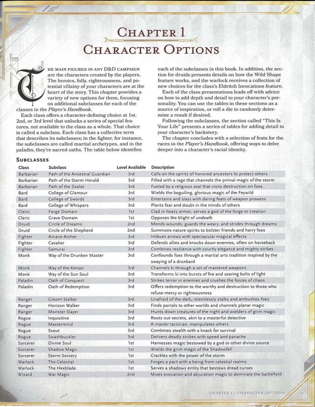 Xanathar's guide to everything deluxe | PDF | Roleplaying Games | Games ...
