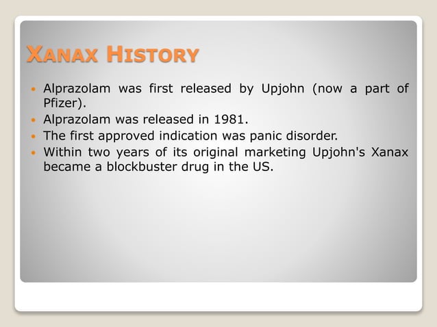 Xanax Medication | PPT