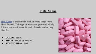 Pink Generic Xanax Oval