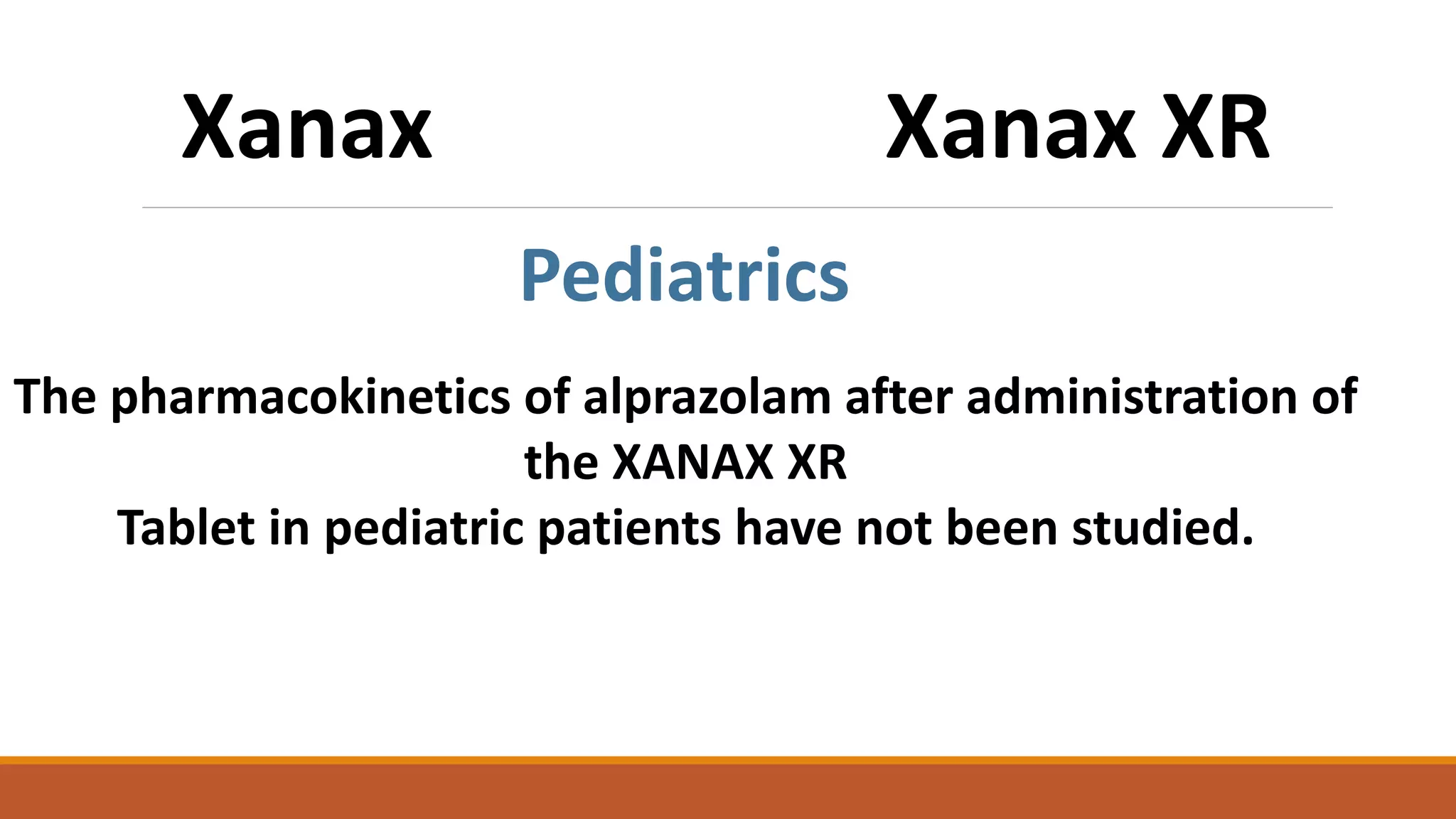 Xanax Vs Xanax XR | PPTX
