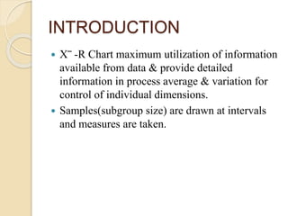 X‾ and r charts | PPTX