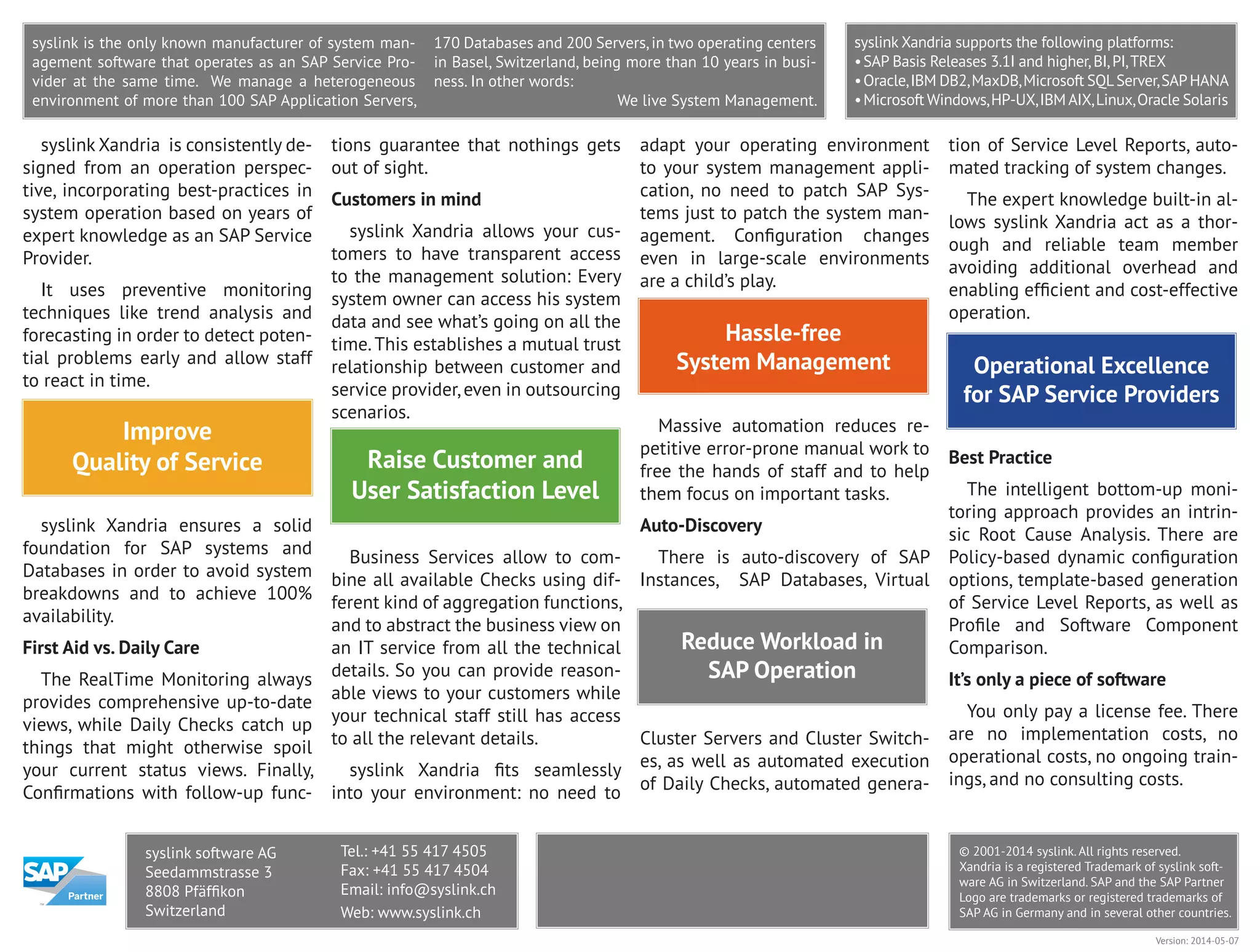 Xandria brochure | PDF