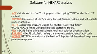 Basic Introduction of XANES and EXAFS | PPTX