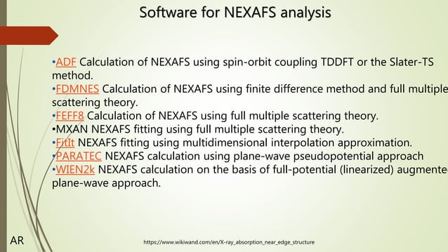 Basic Introduction of XANES and EXAFS | PPTX