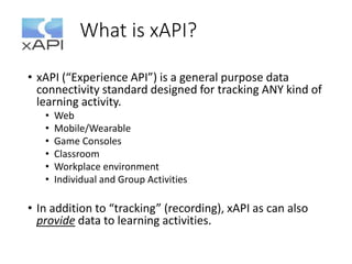 How xAPI is going to bring "electricity" to learning ! | PPT