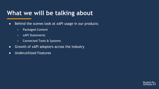 State of xAPI Adoption: Our Numbers | PPT