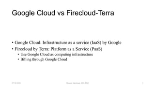 Calling Variant with FireCloud-Terra | PPT