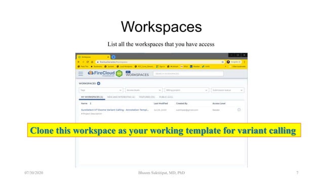 Calling Variant with FireCloud-Terra | PPT