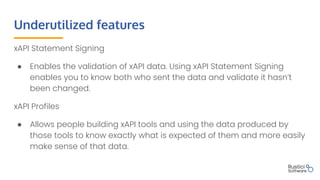 By the Numbers: A Behind the Scenes Look at xAPI and cmi5 Adoption | PPT