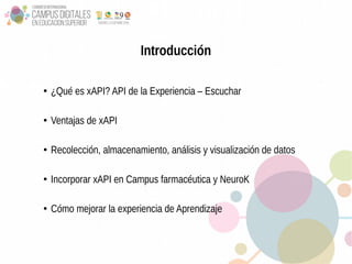 xAPI Medir y personalizar el aprendizaje | PDF