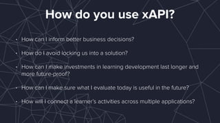 xAPI Live - What is xAPI? | PPT