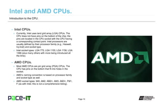 Pace IT - Introduction to the CPU | PPTX