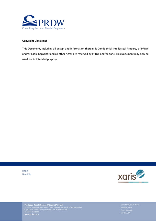 Xaris concept study report- lng costal facility - prdw | PDF