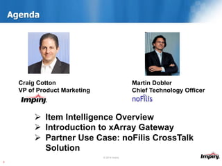 xArray - Gateway to Item Inteligence | PPT