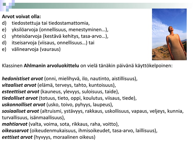 Arvot ja tavoitteet | PPT