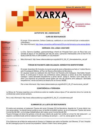 Xarxa 30 [català] Setembre | PDF