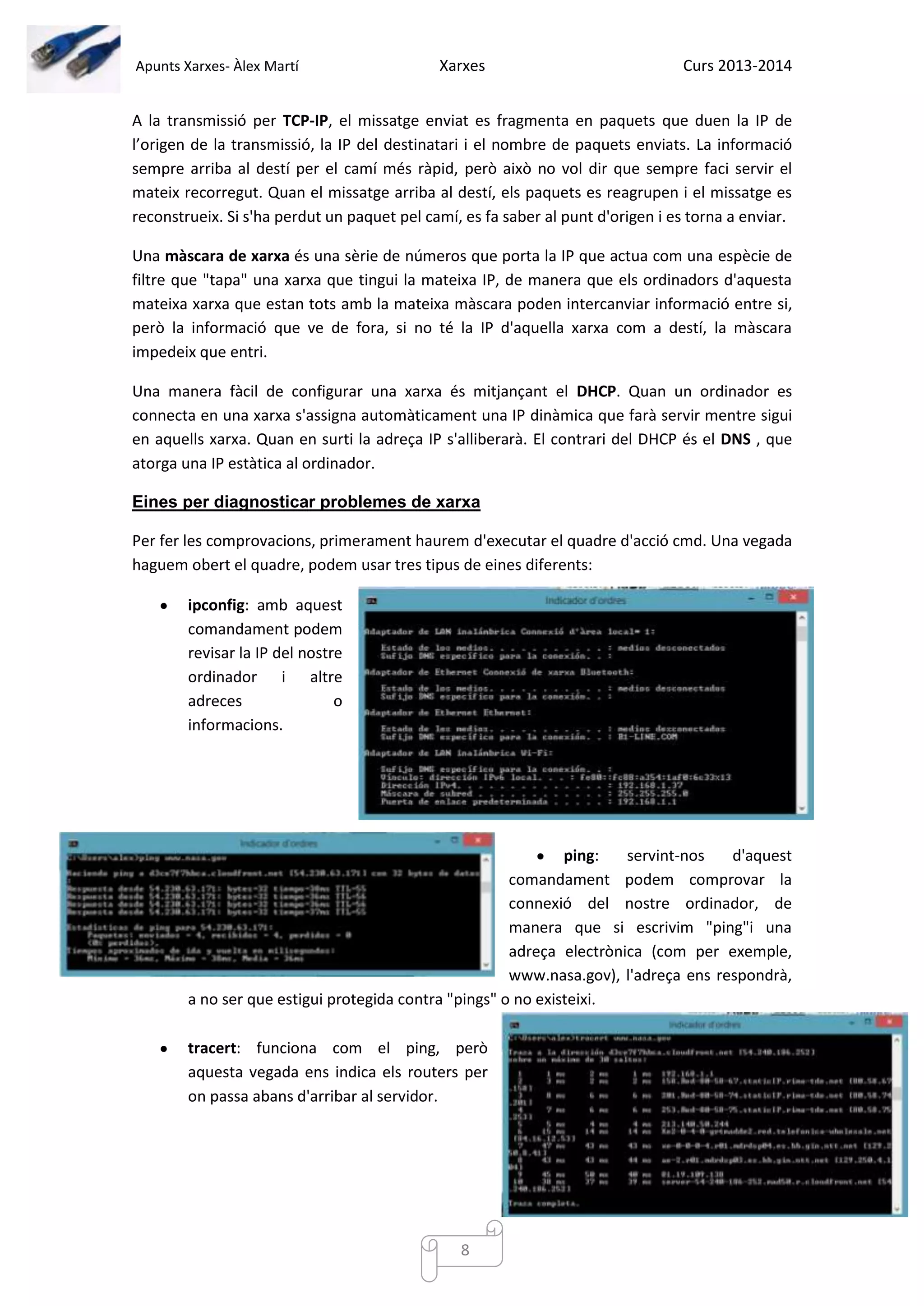 Xarxes 4t ESO | DOCX