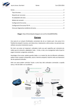 Xarxes 4t ESO | DOCX