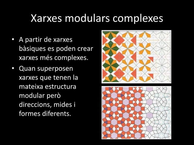 Xarxes modulars disseny | PPT