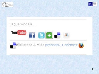 Xarxes socials. Biblioteca HUVH | PPT