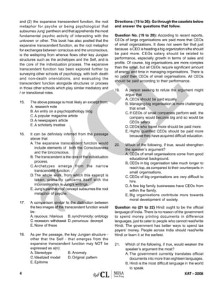 Xat 2008 questions | PDF