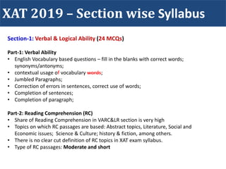 Xat 2019 for tcs | PPT