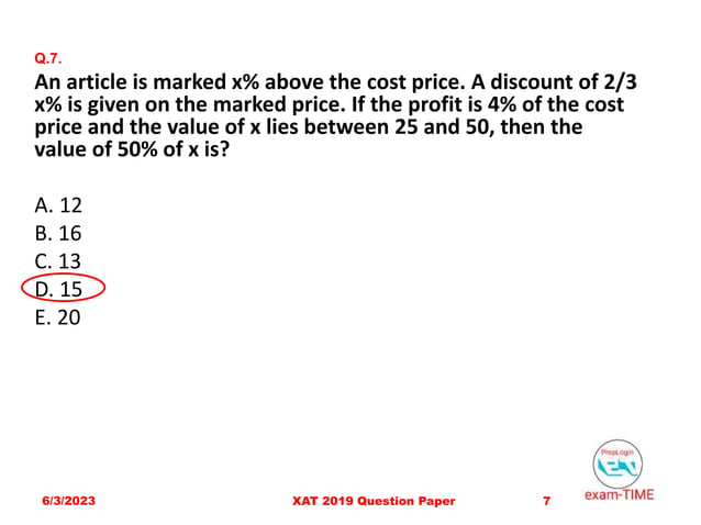XAT 2019 Question Paper.pptx