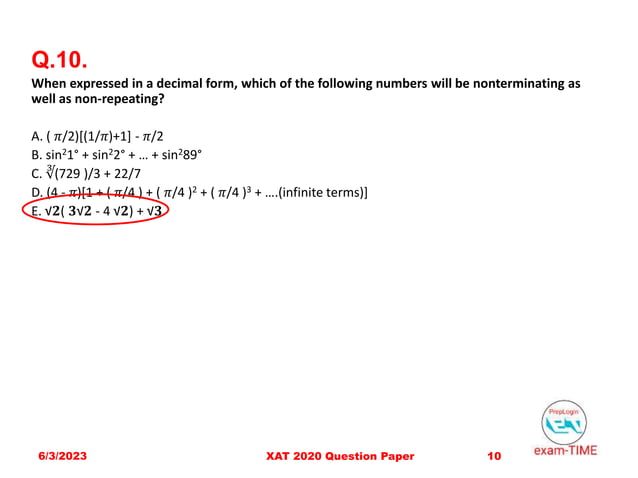 XAT 2020 Question Paper.pptx