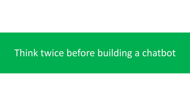 Lessons Learned From Building A Commercial Bot Development Platform Ppt